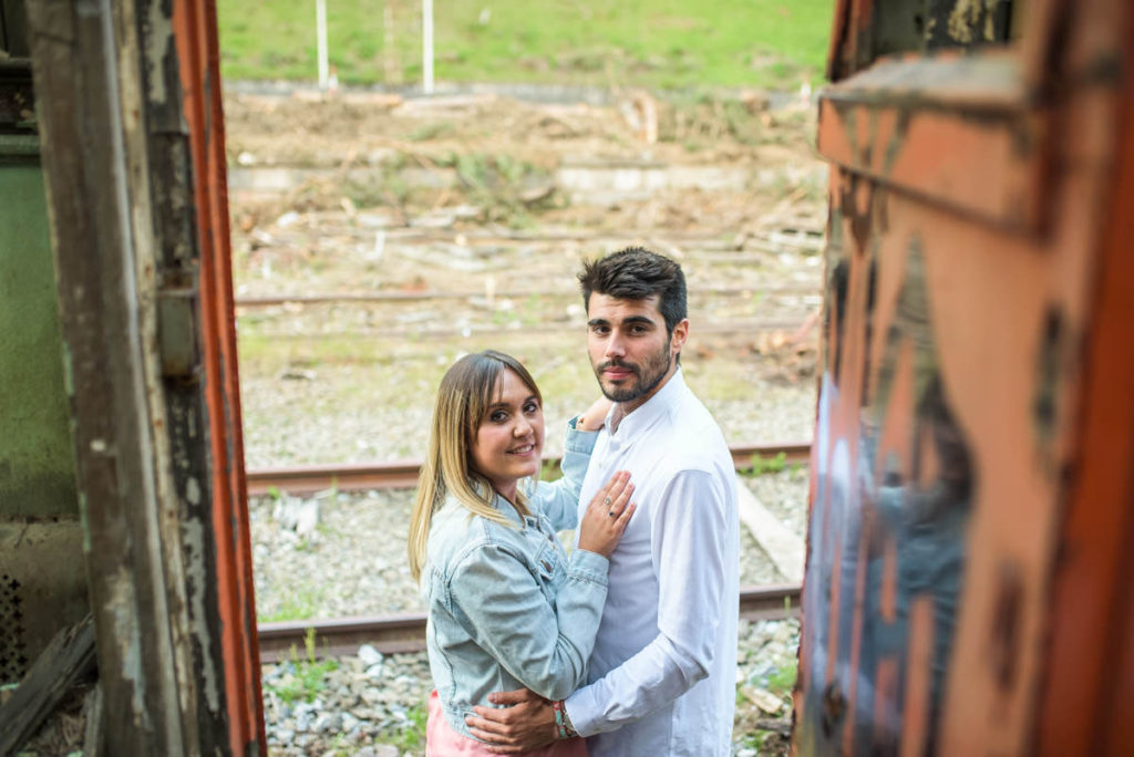 Preboda en la estación de Canfranc